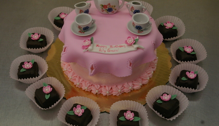 Garden Tea Party - CakeCentral.com