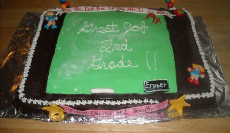 Blackboard Cake - CakeCentral.com