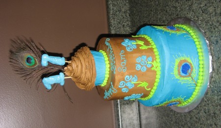 Wvu Graduation Cake - CakeCentral.com