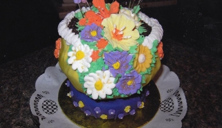Spring Flower Pots - CakeCentral.com