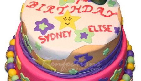 Dora The Explorer Waterfall Cake - CakeCentral.com