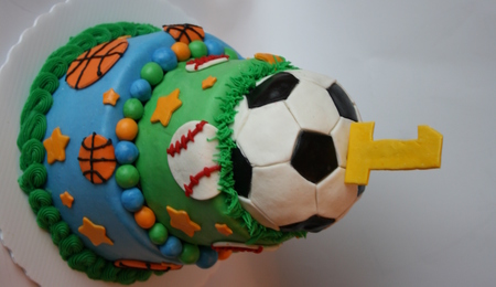 All Sports Cake - CakeCentral.com