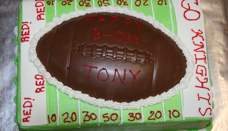 Football Field Cake - CakeCentral.com