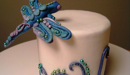 Sculptured Dragonfly Cake - CakeCentral.com