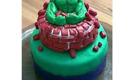 Incredible Hulk Cake - CakeCentral.com