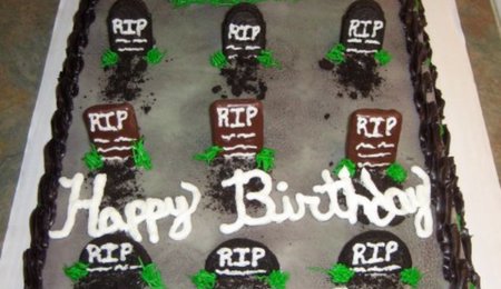 Graveyard Birthday Cake - CakeCentral.com