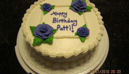 Square Birthday Cake - CakeCentral.com