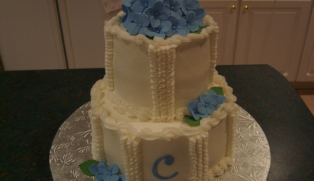 Blue Hydrangea - CakeCentral.com