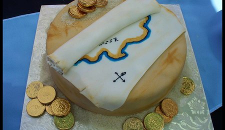 Treasure Map Cake - CakeCentral.com