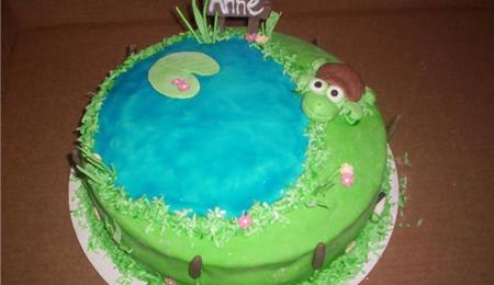 Water Garden Theme - CakeCentral.com