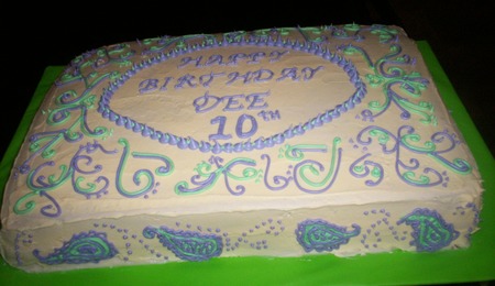 Purple Butterfly Birthday Cake - CakeCentral.com