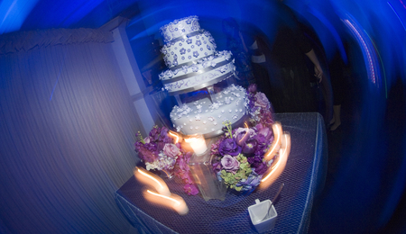 Painted Tree Wedding Cake - CakeCentral.com