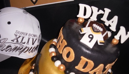 Saints "who Dat?!" Cake - CakeCentral.com