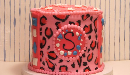 Leopard On A Tree Branch - CakeCentral.com