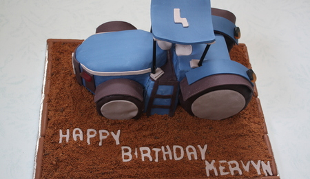 Tractor Cake Cutting Guide - CakeCentral.com