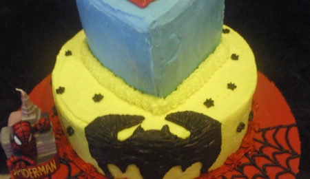 Superhero Sheet Cake - CakeCentral.com