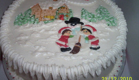 3D Skull And Cemetery - CakeCentral.com