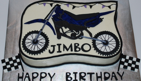 Chris Boardman Road Bike Cake - CakeCentral.com