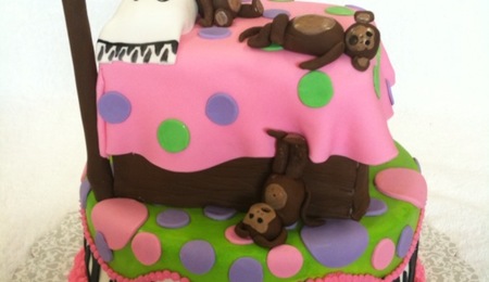 Monkeys Jumping On The Bed - CakeCentral.com
