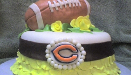 Chicago Bears Grooms Cake - CakeCentral.com