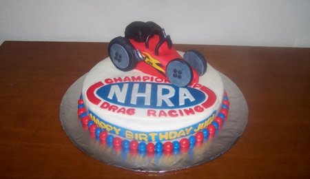 Chasin' The Dream Drag Strip Racing - CakeCentral.com