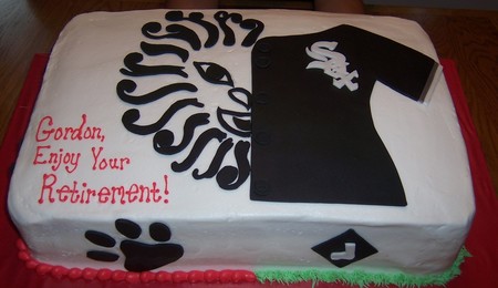 Maxine Retirement Cake - CakeCentral.com