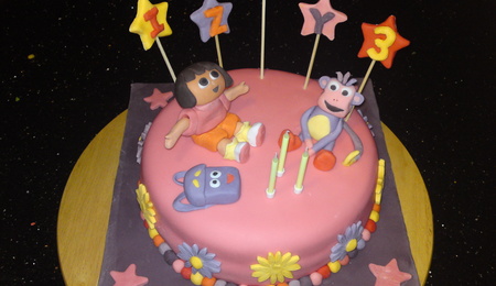 Dora The Explorer Cake - CakeCentral.com
