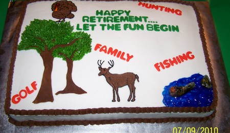 Hunting And Fishing Cake - CakeCentral.com