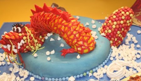 Chinese Dragon Cake - CakeCentral.com
