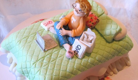 Painted Tree Cake - CakeCentral.com