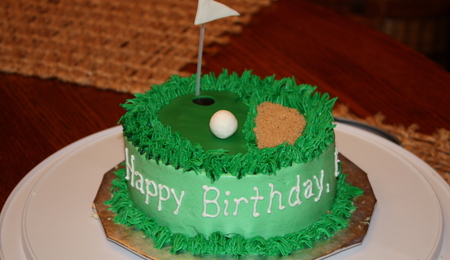 Golf Course Birthday Cake - CakeCentral.com