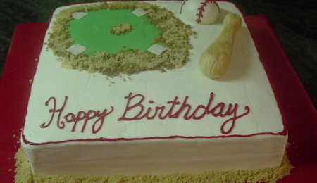 College Graduation Baseball Theme - CakeCentral.com