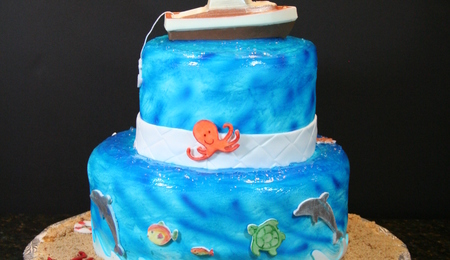 Pontoon Boat Cake - CakeCentral.com