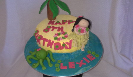 Moana Sheet Cake - CakeCentral.com