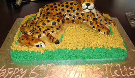 Cheetah Cake - CakeCentral.com