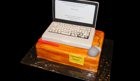 Laptop Computer Cake - CakeCentral.com
