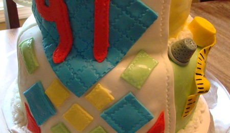 Quilted Cake - CakeCentral.com