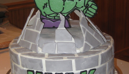 Incredible Hulk Cake - CakeCentral.com