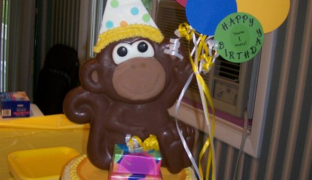 Monkey Birthday Cake - CakeCentral.com