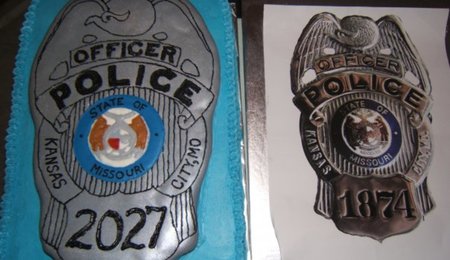 Police Graduation Cake. - CakeCentral.com