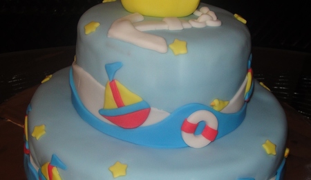 Nautical Graduation Cake - CakeCentral.com
