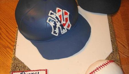 Another Baseball Hat Cake - CakeCentral.com