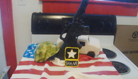 Army Battlefield Cake For My Son's 4Th Birthday! - CakeCentral.com