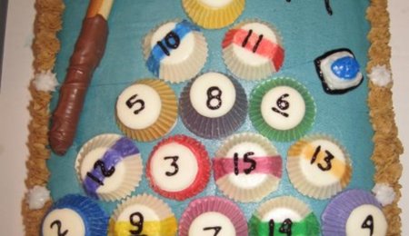 Pool Table Groom's Cake - CakeCentral.com
