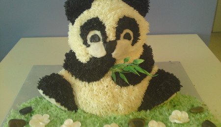 3D Panda Bear - CakeCentral.com