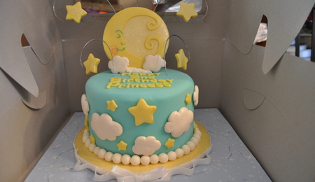 Celestial Moon Cake - CakeCentral.com