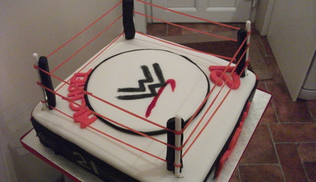 Wrestling Ring Cake - CakeCentral.com