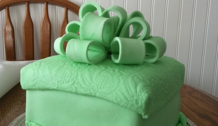 Giftbox Cake - CakeCentral.com