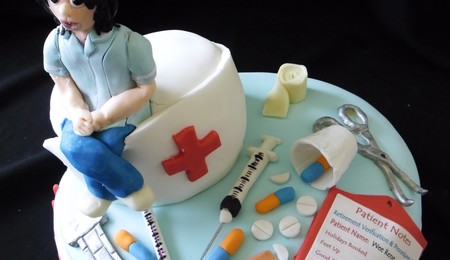 Nurse's Retirement Cake - CakeCentral.com