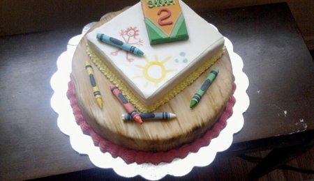 Crayola Crayon Cake - CakeCentral.com